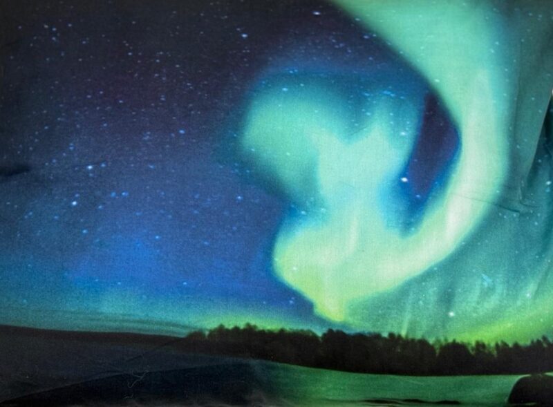 Lapland revontulet tyynyliina 65x55 cm | Tunturikaluste